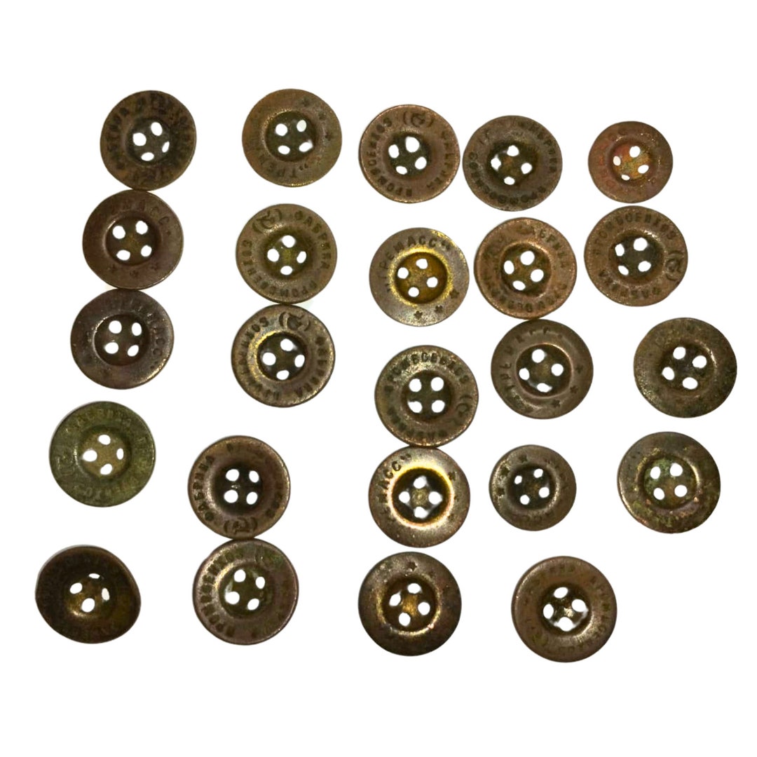 Lot 24 Small Soviet Military Uniform Buttons Soldier Army Original ...