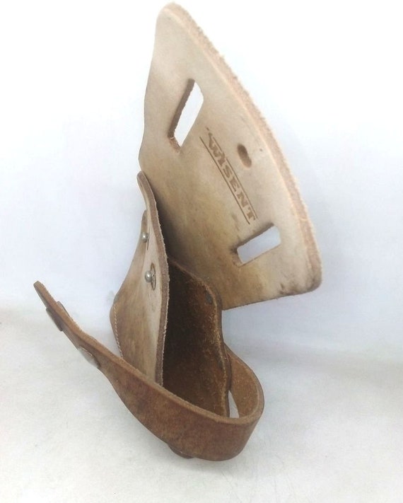 Vintage Cowboy Revolver Western Colt Gun Cowhide Leat… - Gem