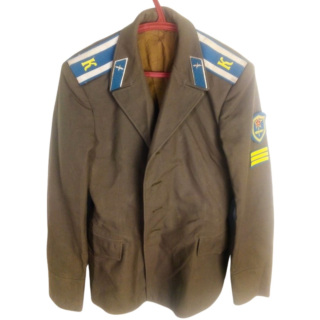Vintage Russian Soviet Military Parade Air Force Cadet's Tunic Blazer ...