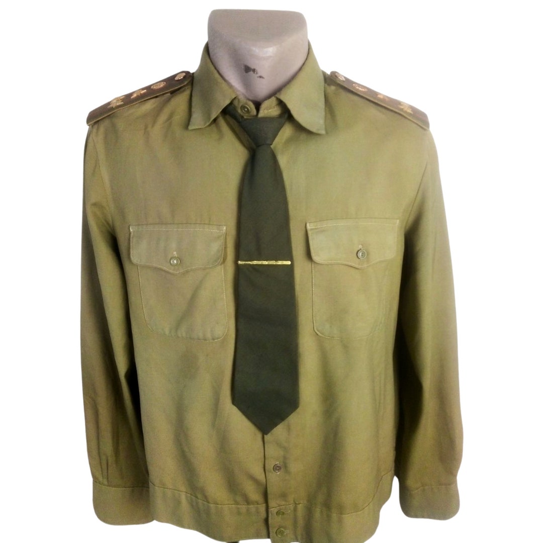 Vintage Uniform Shirt Tie Colonel Officer Russian Soviet Army - Etsy