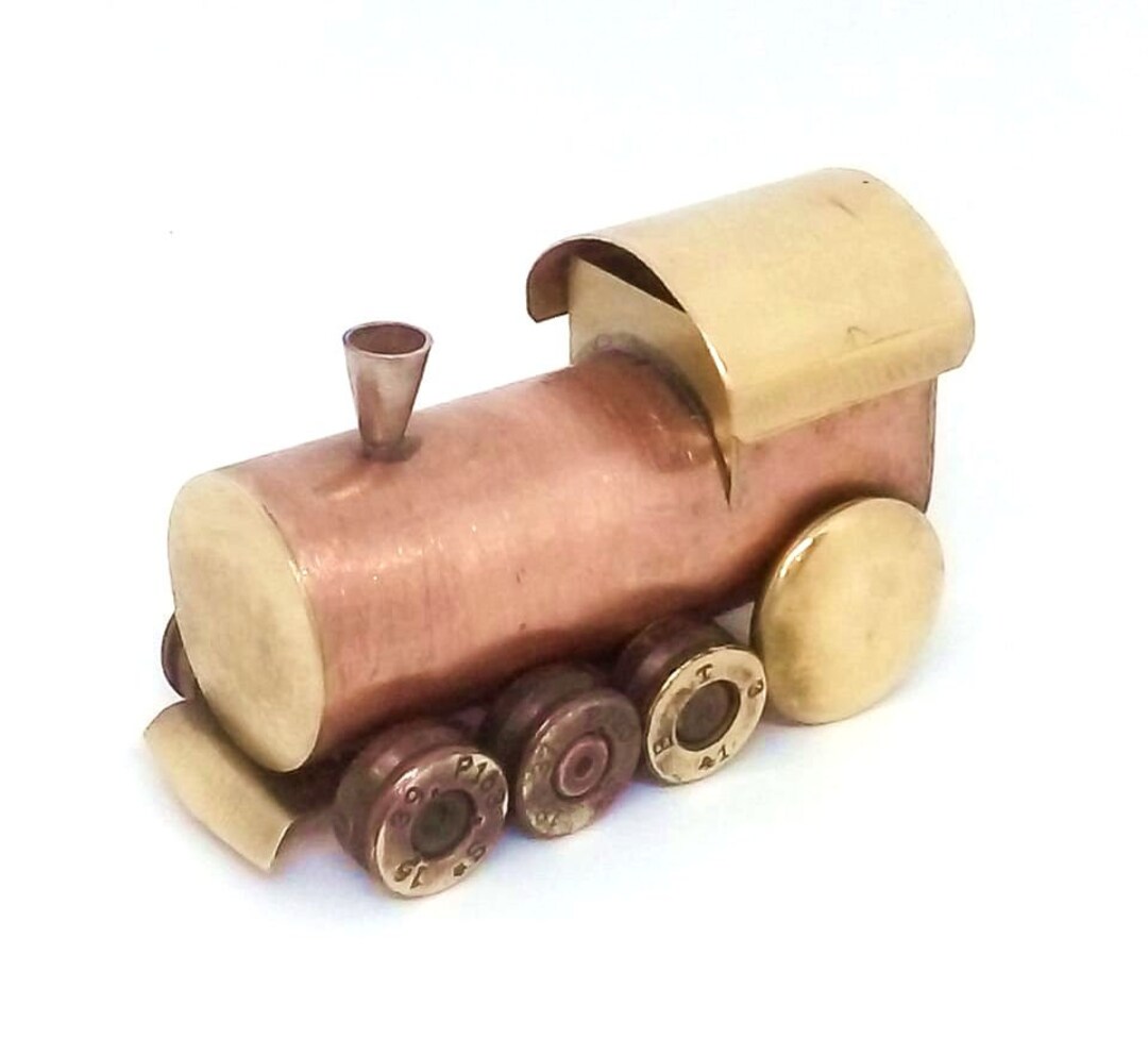 Trench Art Military Train Made From Original WW2 Bullets Shells ...
