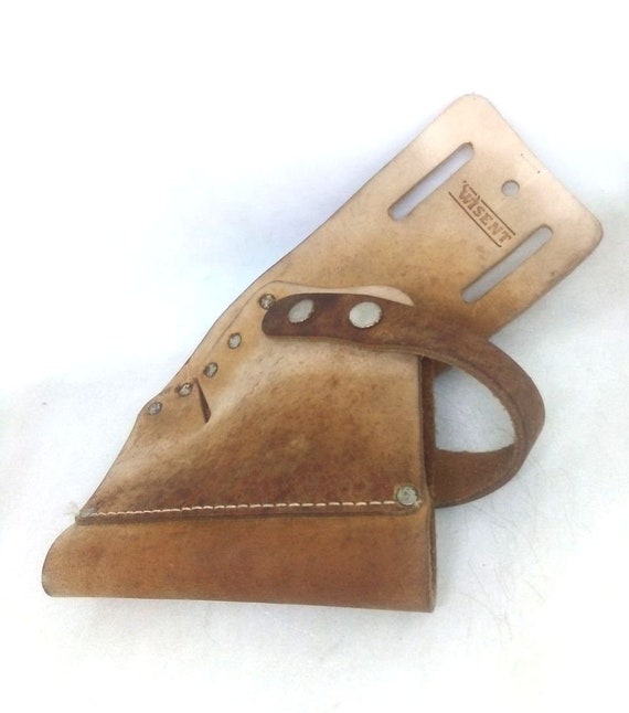 Vintage Cowboy Revolver Western Colt Gun Cowhide Leat… - Gem