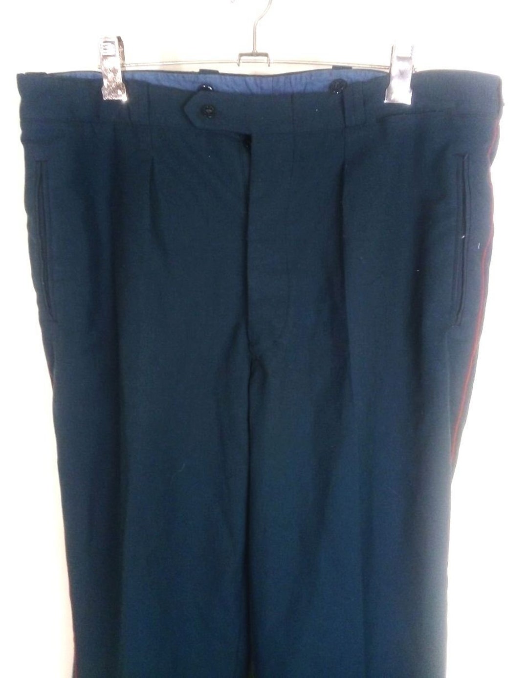 Vintage Red Army Parade Pants Trousers Soviet Russian Officer Uniform ...