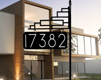 Reflective Address Sign | Etsy