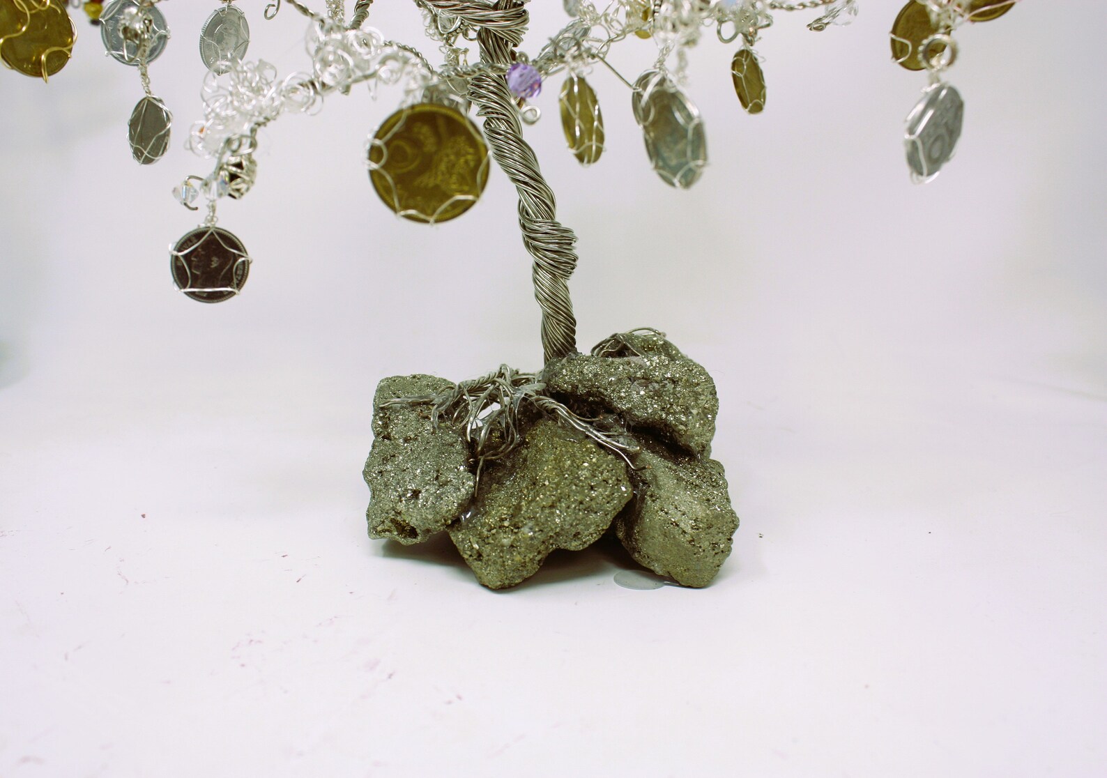 The Real Money Tree - Wire Wrap Money Tree (real Coins From Around the ...