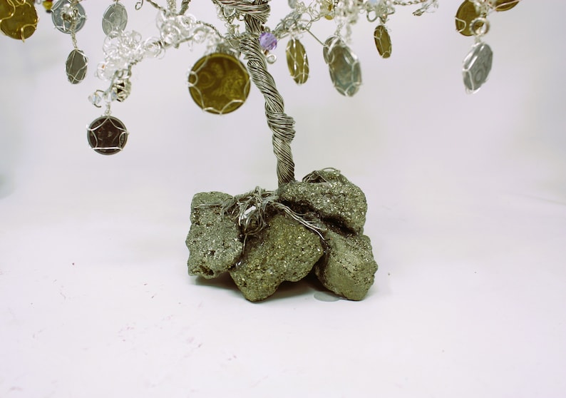 The Real Money Tree - Wire Wrap Money Tree (real Coins From Around the ...