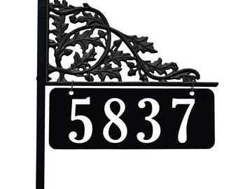 House Address Sign Reflective double Sided - Etsy