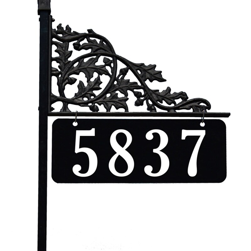 Lamppost Address Sign - Etsy