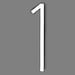 Modern Reflective Floating House Numbers 5 Address America Proprietary ...