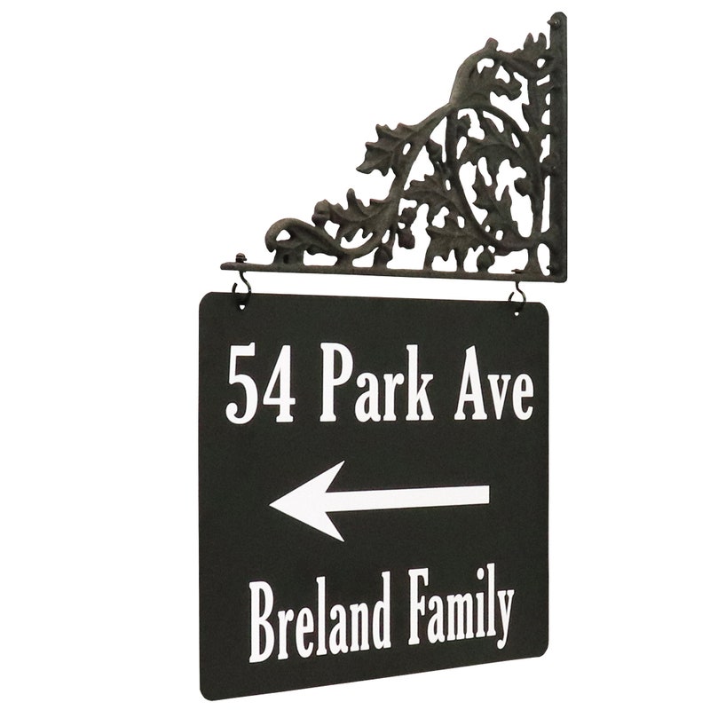 Lamppost Address Sign - Etsy