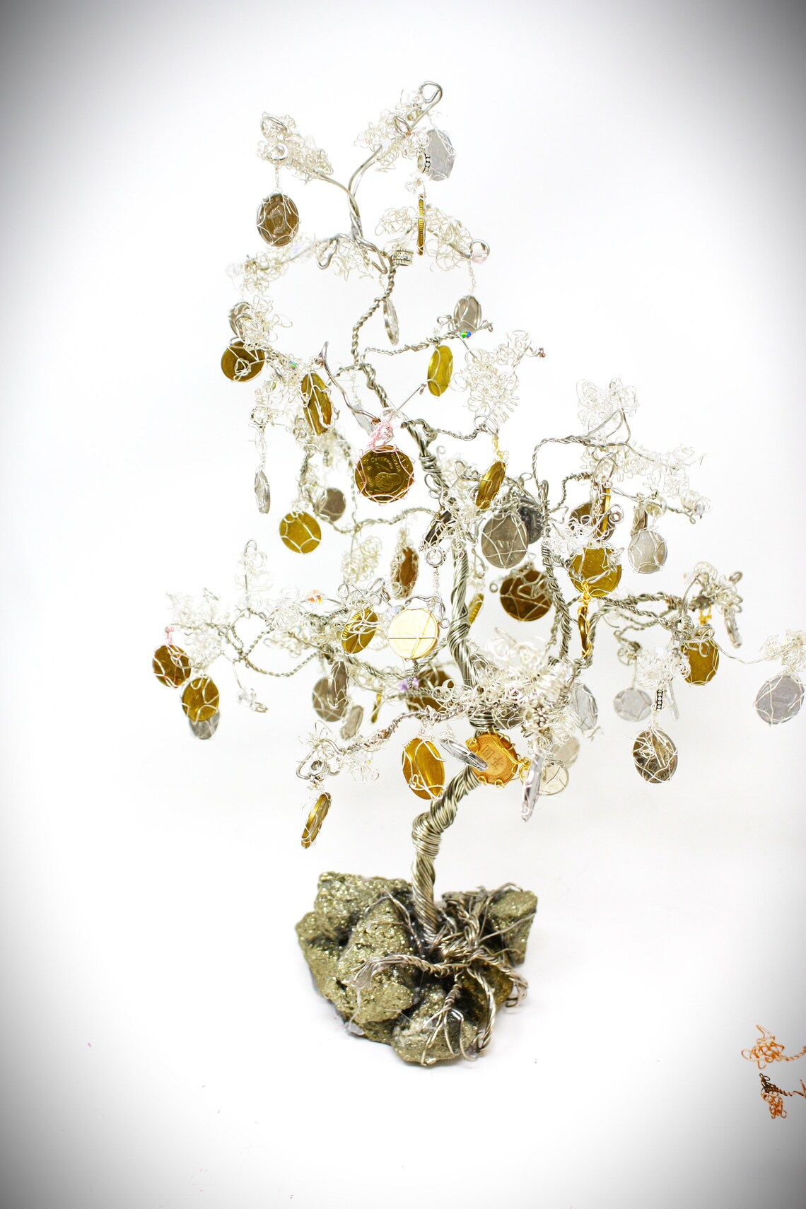 The Real Money Tree - Wire Wrap Money Tree (real Coins From Around the ...