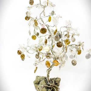 The Real Money Tree - Wire Wrap Money Tree (real Coins From Around the ...