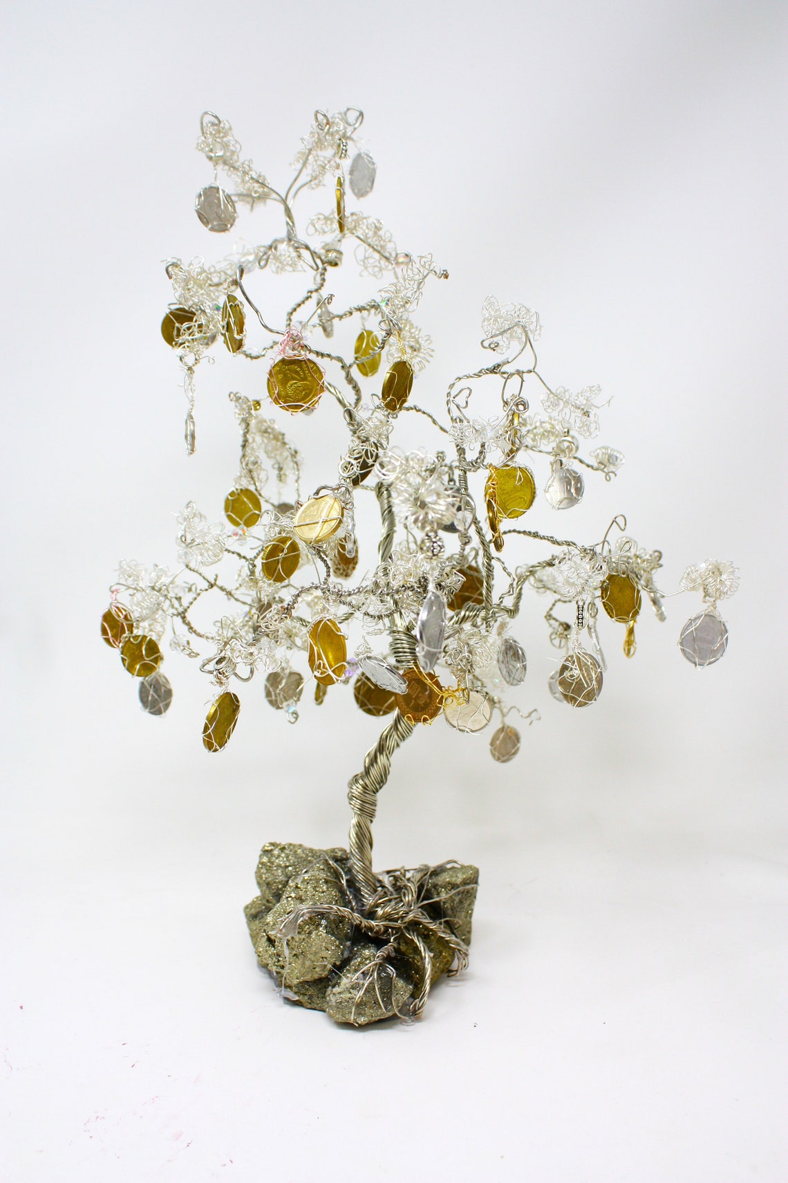 The Real Money Tree - Wire Wrap Money Tree (real Coins From Around the ...