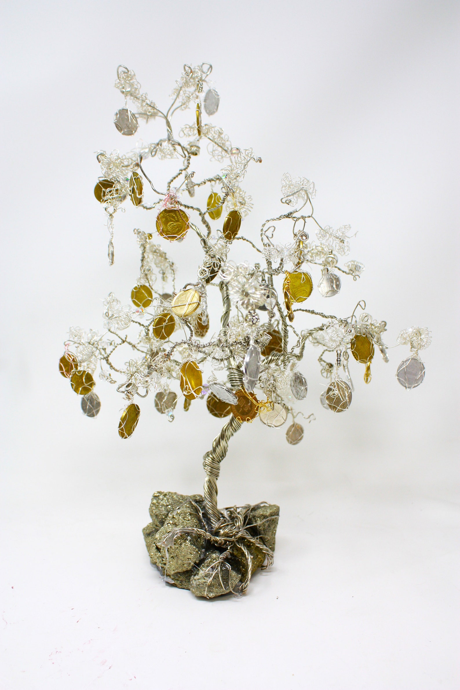 The Real Money Tree - Wire Wrap Money Tree (real Coins From Around the ...