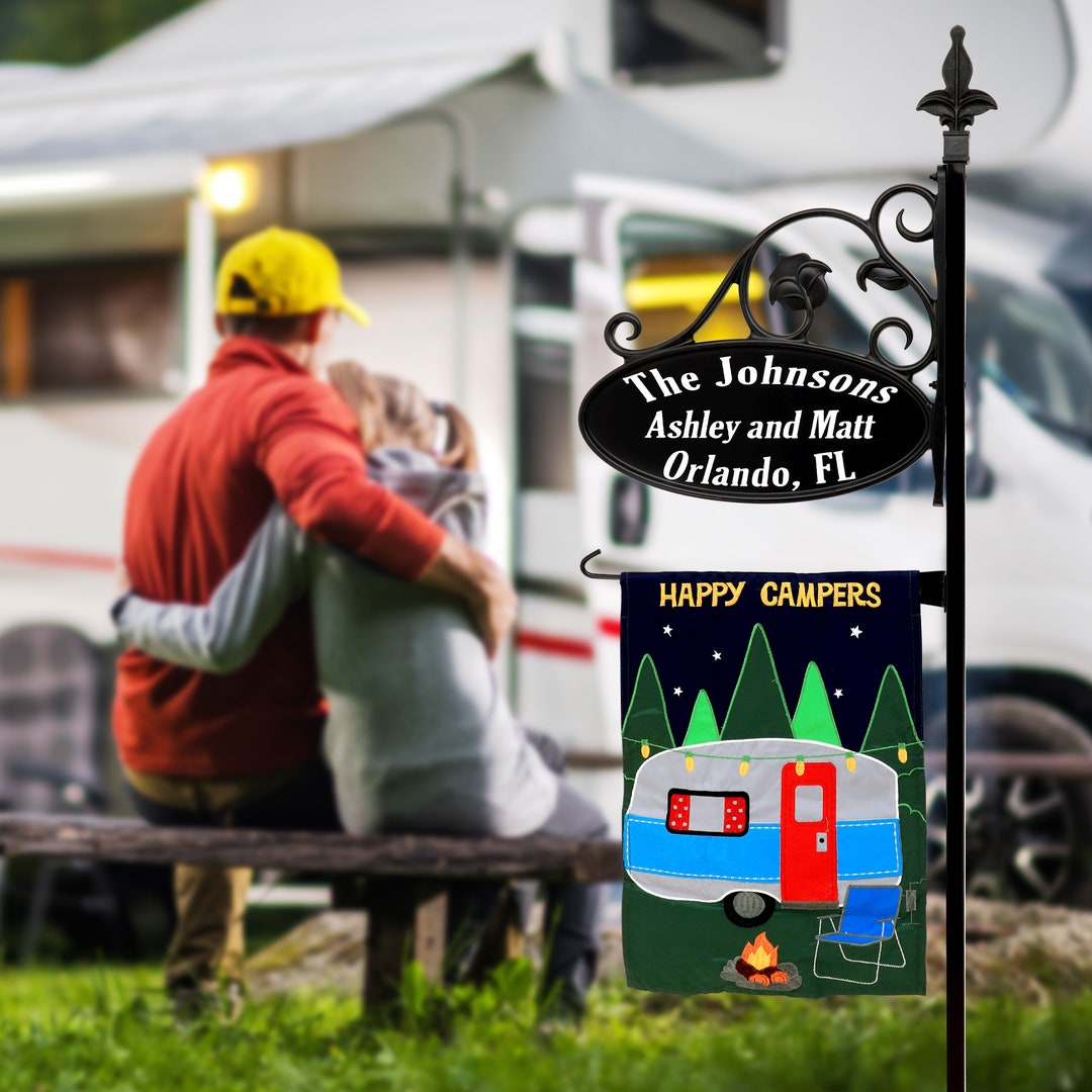 Park Place Double Sided Reflective Campsite Sign- Great for RV and ...