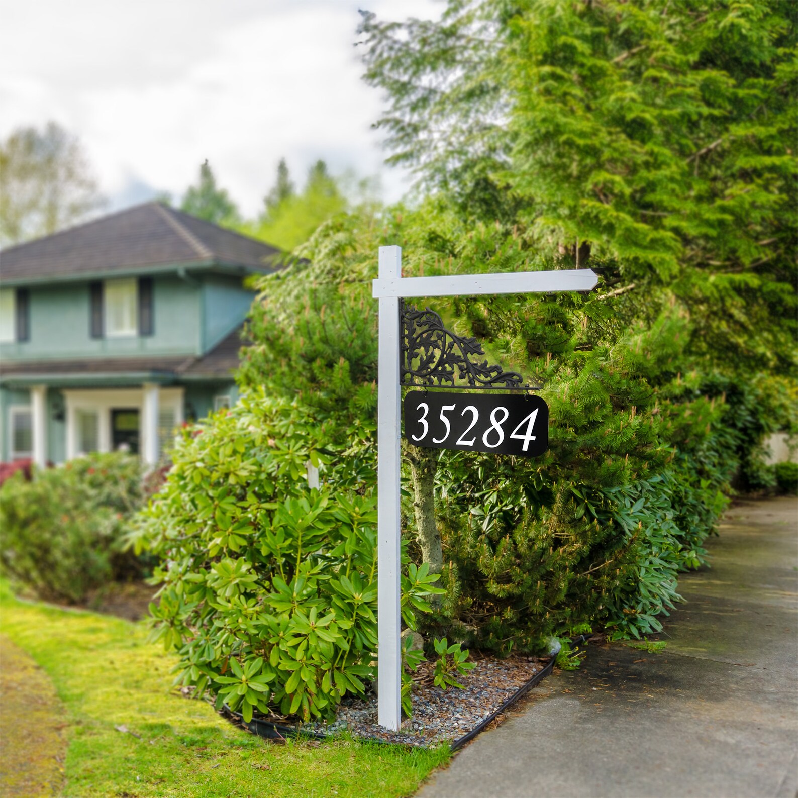 Address America - Oak Double Sided Reflective Address Sign - Etsy
