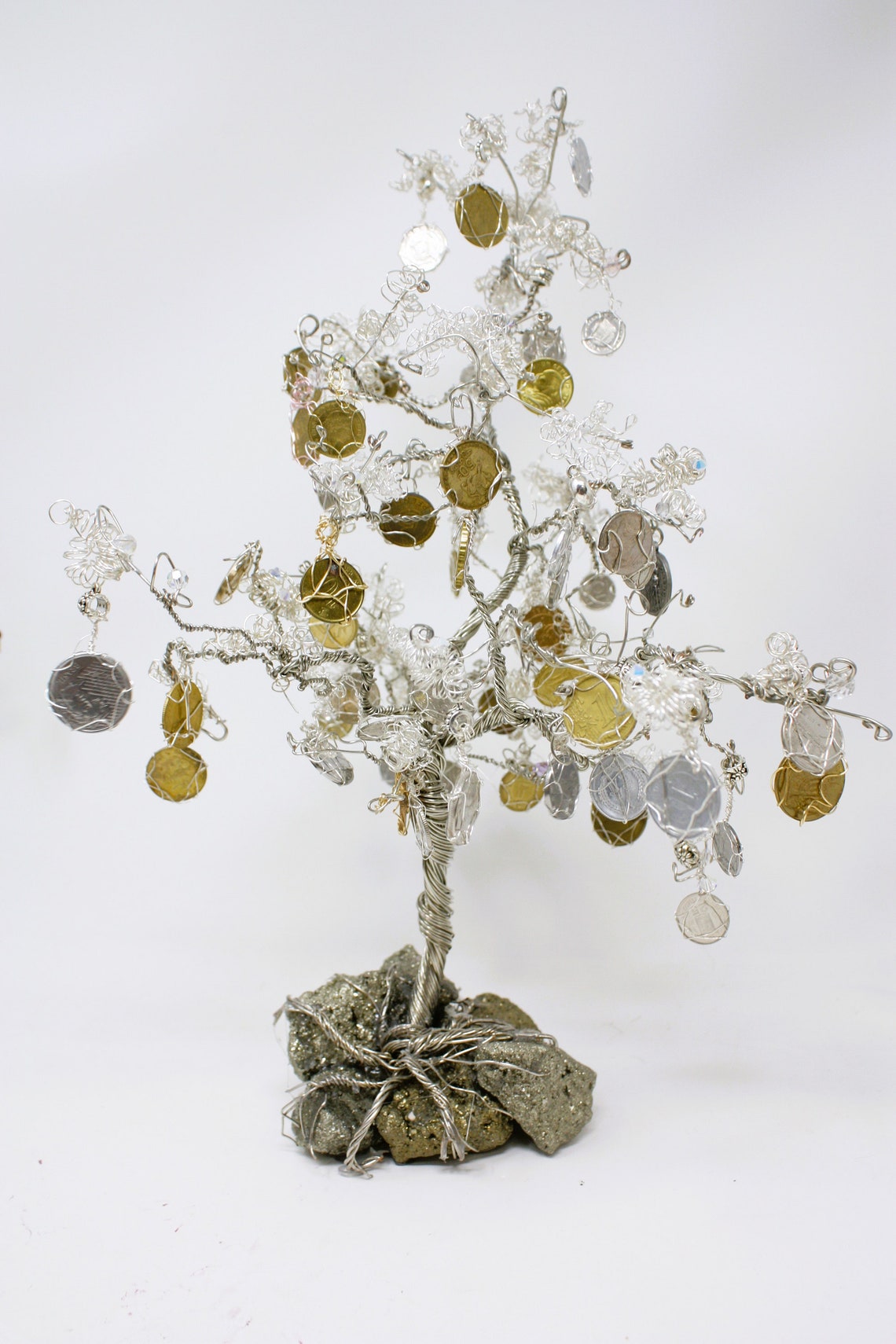 The Real Money Tree - Wire Wrap Money Tree (real Coins From Around the ...