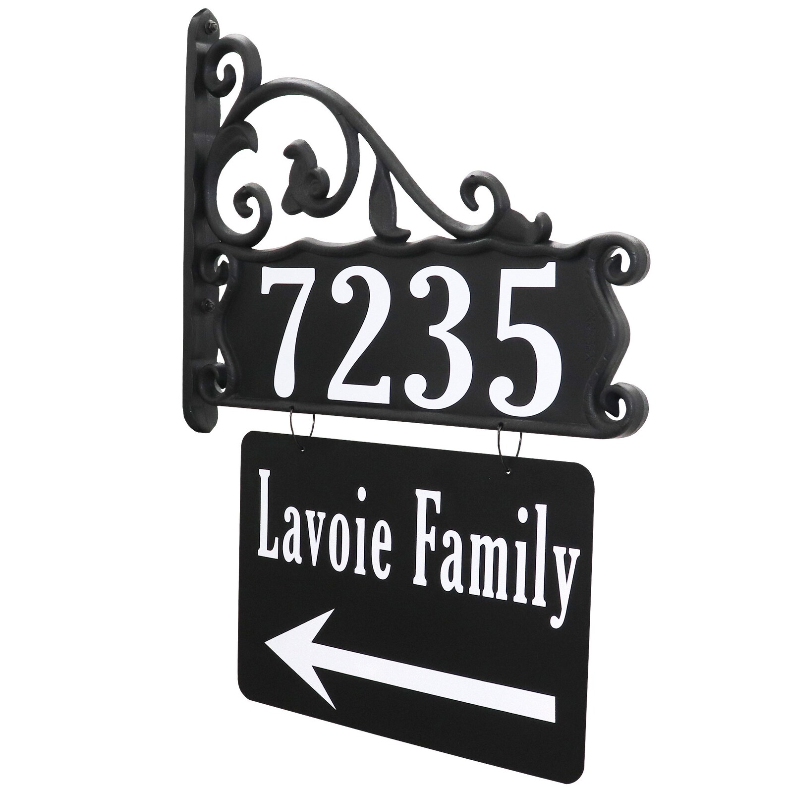 Address America - Boardwalk Double Sided Lamppost Address Sign With ...