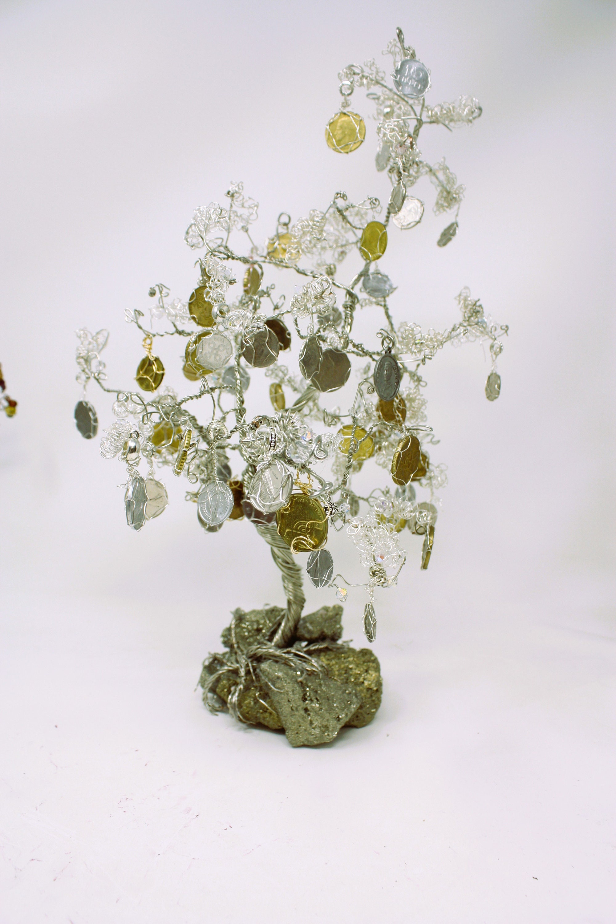 The Real Money Tree - Wire Wrap Money Tree (real Coins From Around the ...