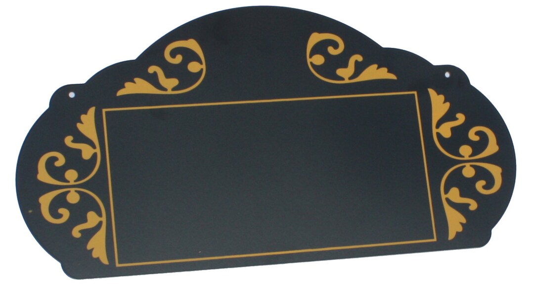 La Paris Sign Blank Gold Design - Powder Coated Flat Black Aluminum ...