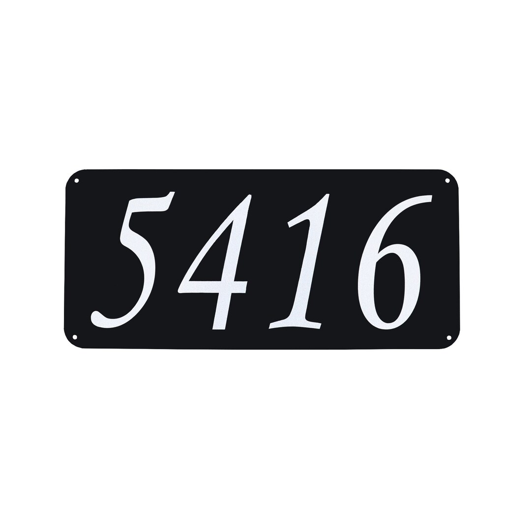 Address America Enclave Aluminum Wall-mounted Reflective Home Address ...