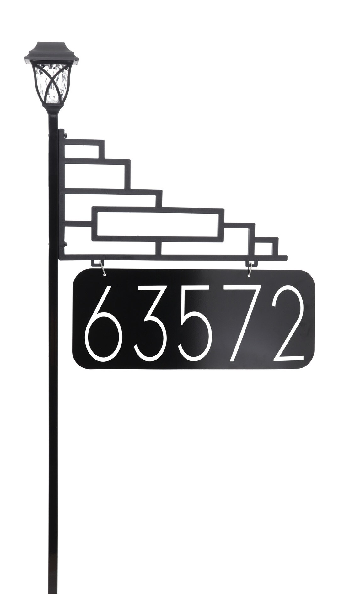 Address America - XL Contemporary Super Reflective Yard Address Sign ...
