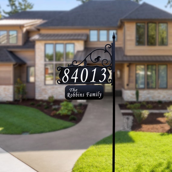 Address America Boardwalk XL Double Sided Reflective Address - Etsy