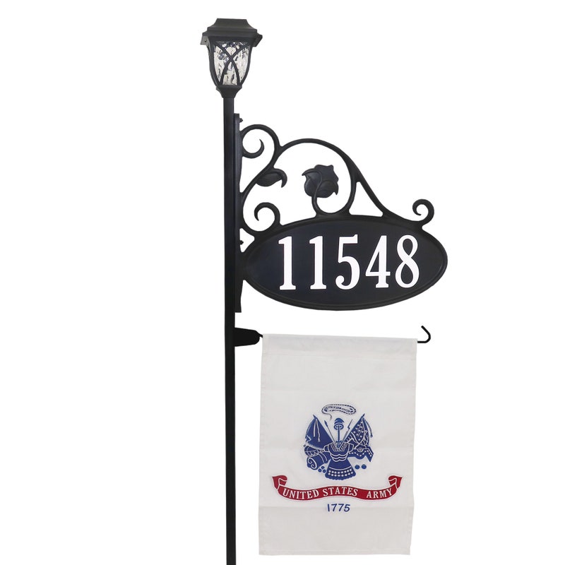 Lamppost Address Sign - Etsy