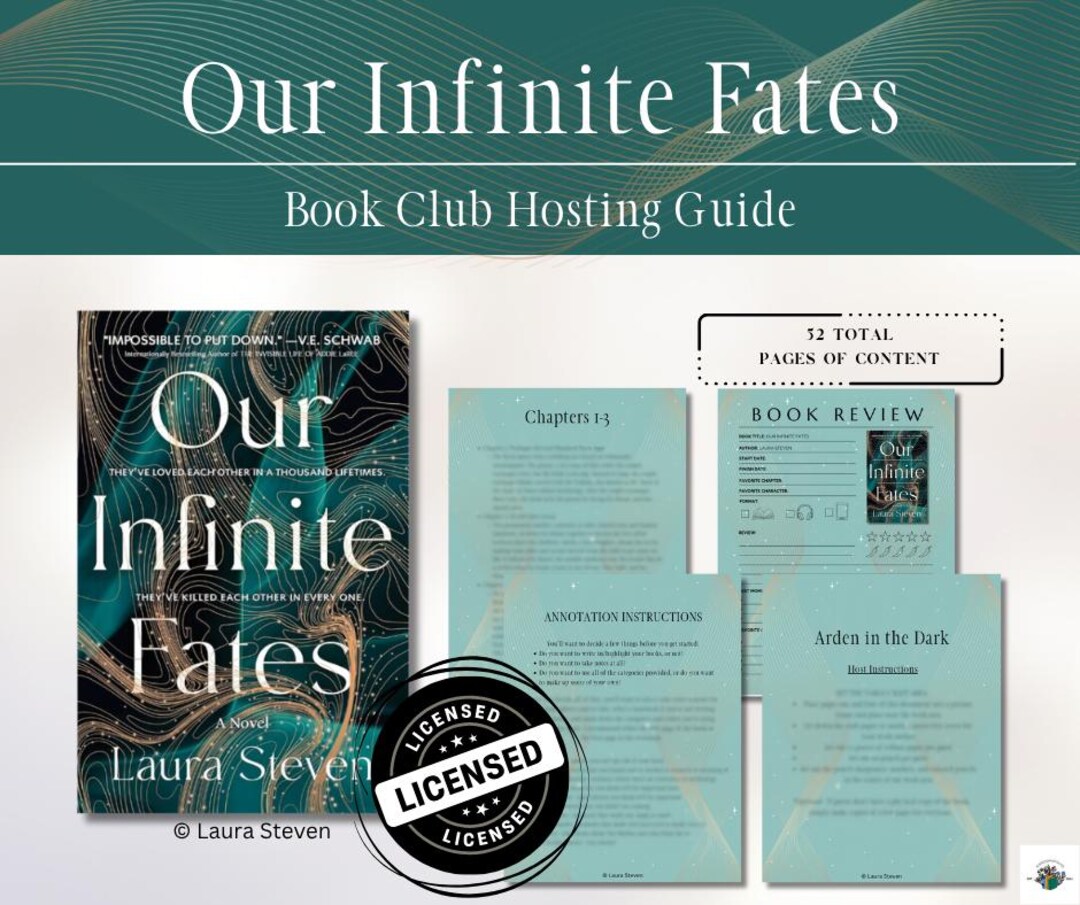 Our Infinite Fates Book Club Hosting Guide (with 3 Unique Activities ...