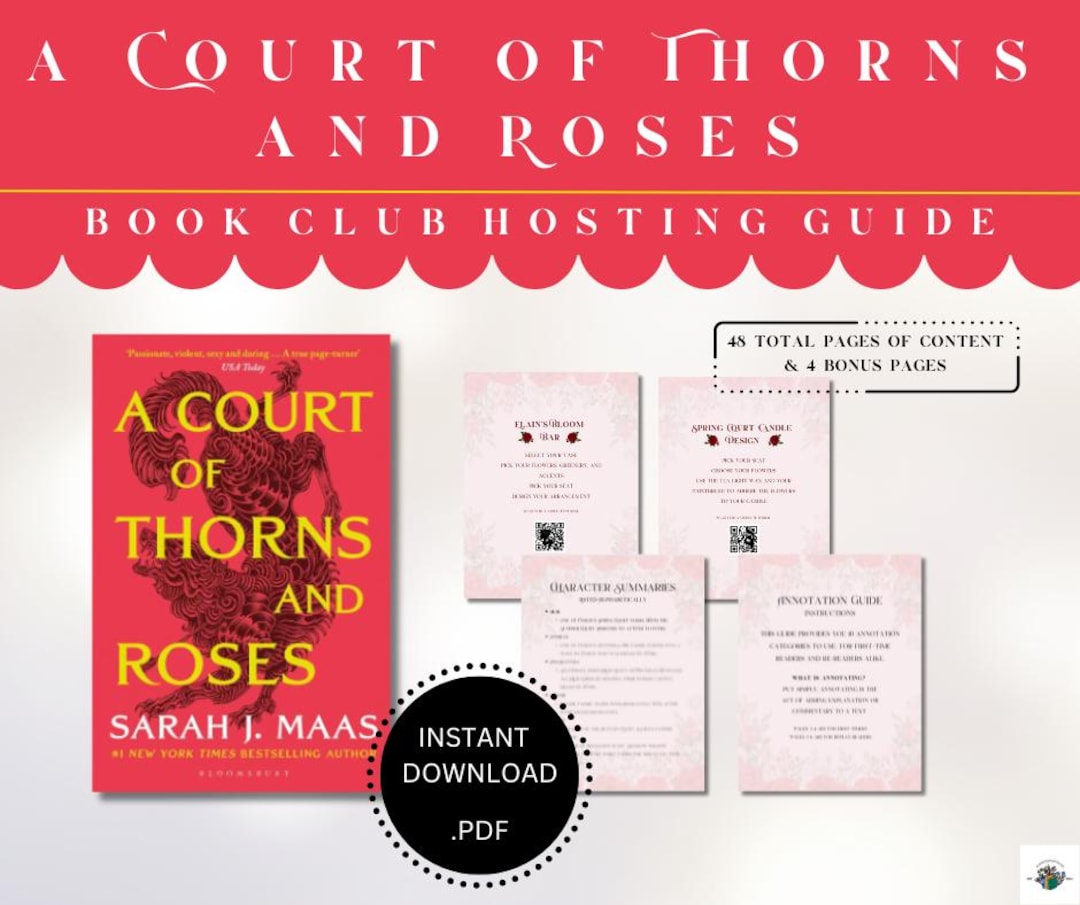 ACOTAR Book Club Hosting Guide basic - Etsy