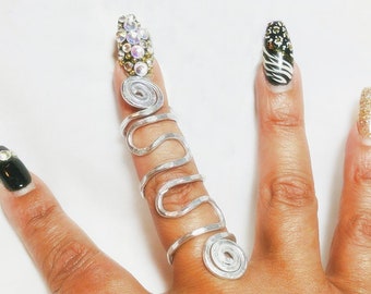 Full finger ring | Etsy