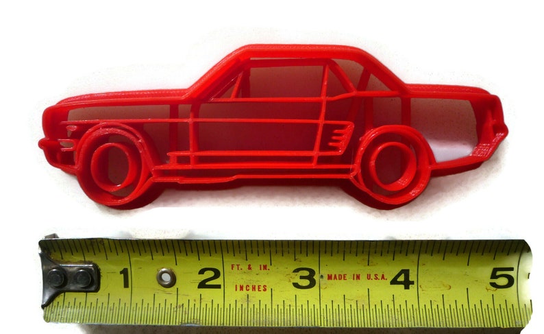 1965 Ford Mustang Cookie Cutter Fondant Cutter - Etsy
