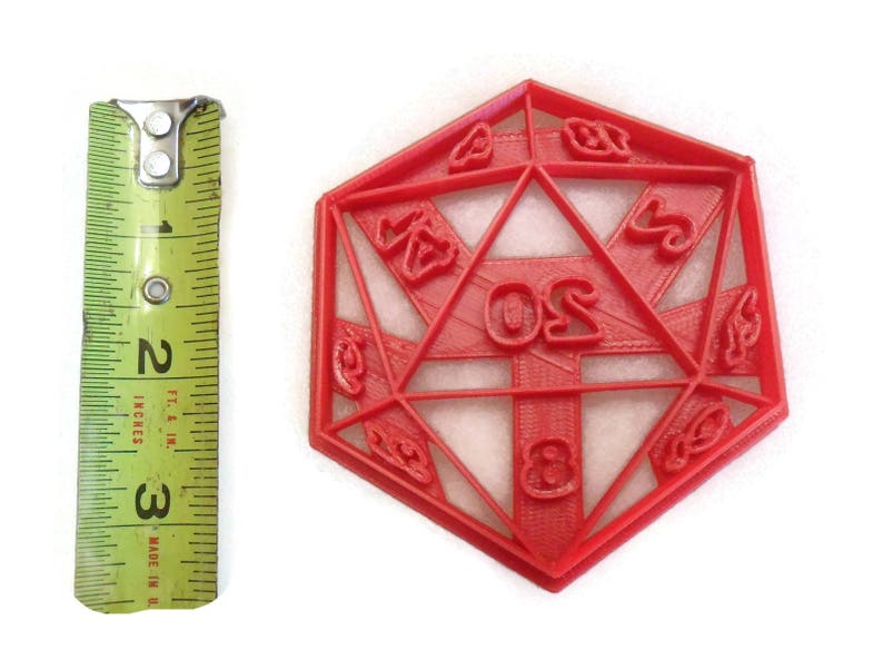 RPG Role Playing Game Dice Cookie Cutter Set D4 D6 D8 D10 D12 - Etsy UK