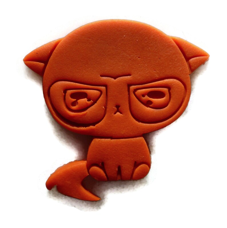 Kawaii Grumpy Cat Cookie Cutter - Etsy