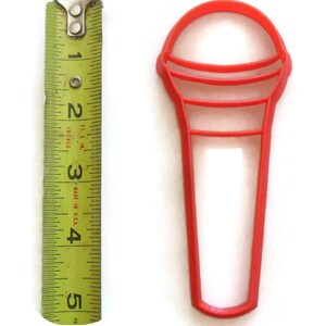 Microphone Cookie Cutter Fondant Cutter - Etsy