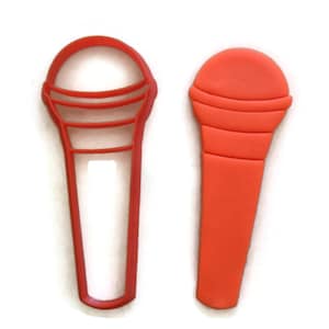 Microphone Cookie Cutter Fondant Cutter - Etsy