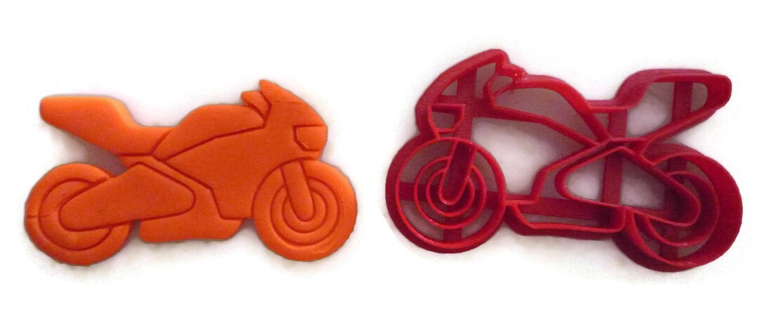 Motorcycle Cookie Cutter Fondant Cutter - Etsy
