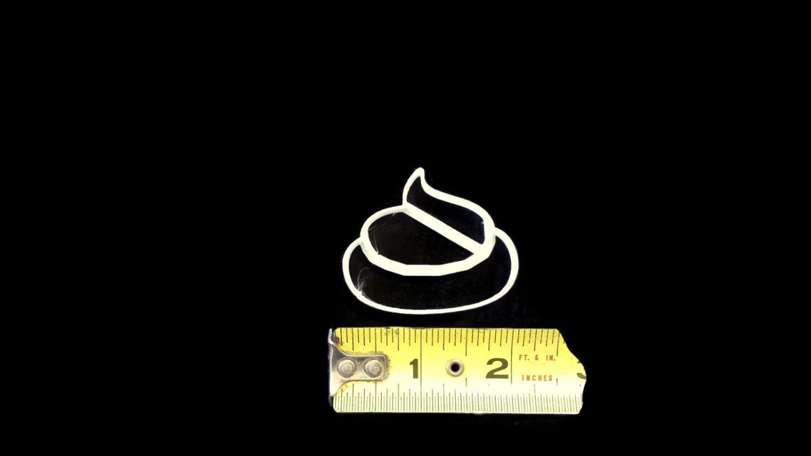 3D Printed Mini Coiled Poop Fondant Cutter for Cupcakes and - Etsy