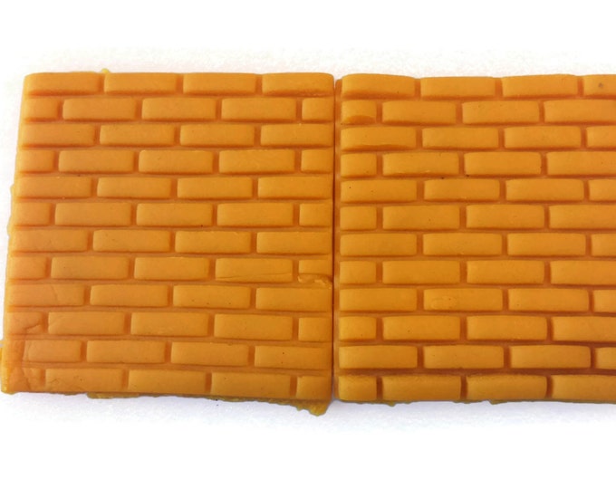 3D Printed Brick Pattern Fondant Cutter 2" X 2" - Etsy