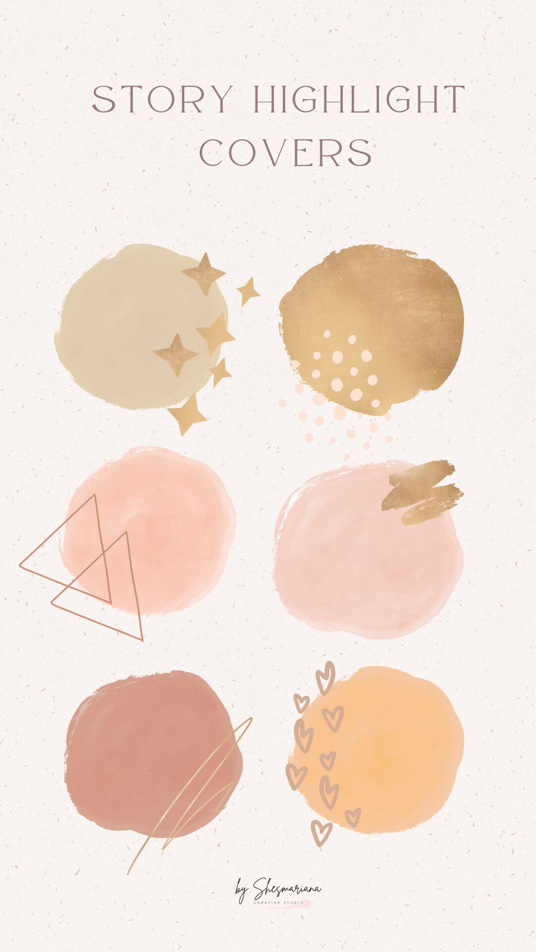 Ig Highlights Covers | Insta Highlight Cover | Ig Highlight Covers Rose ...