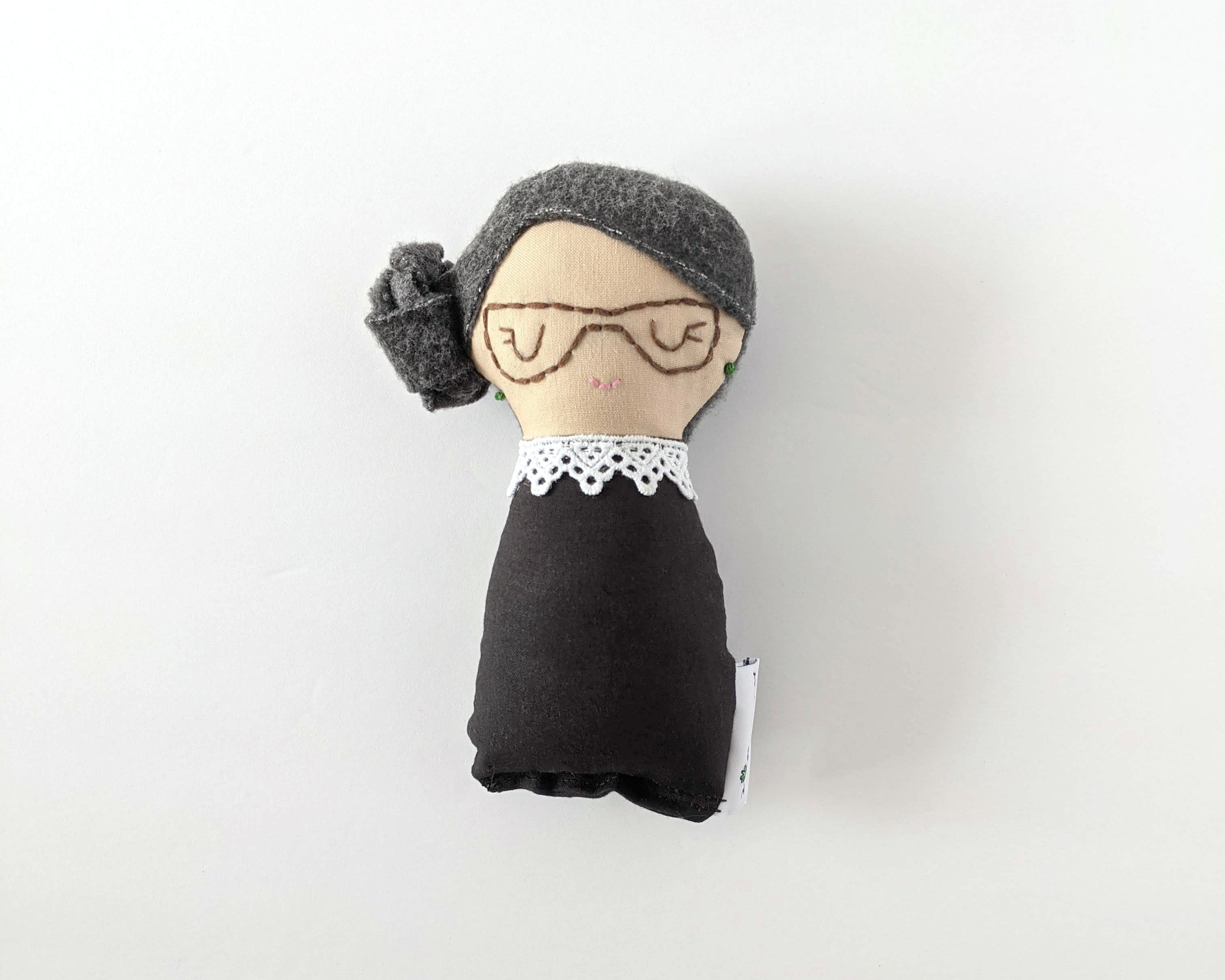 Ruth Bader Ginsburg RBG Rag Doll Small Notorious RBG - Etsy