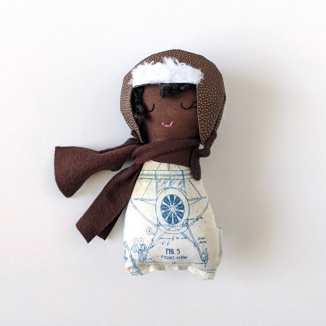 Bessie Coleman Small Cotton Doll - Kids Gift - Fabric Doll - Aviator ...