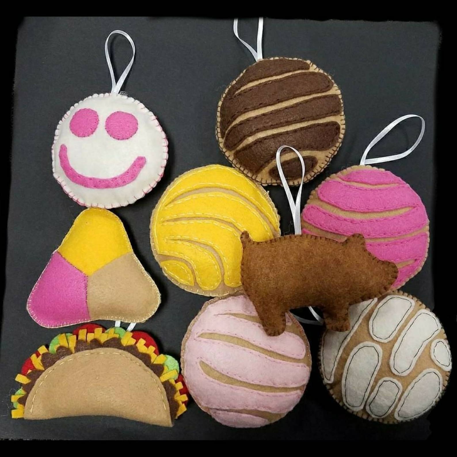 Pan Dulce Ornament Handmade Felt Ornament Sweet Bread - Etsy