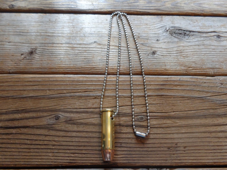 Bullet Necklace - 44 Remington Magnum - Bullet Necklace - Bullet ...