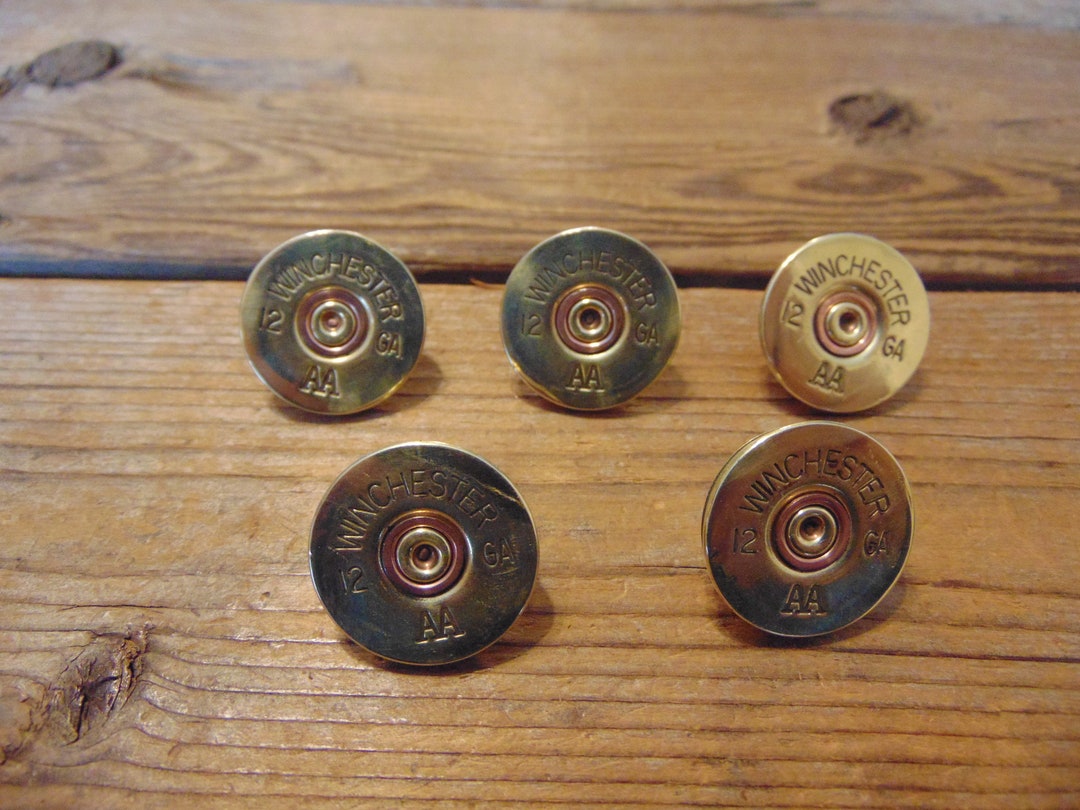 Genuine Winchester 12 Gauge Brass Shotgun Shell Pin -hat Pin -vest ...