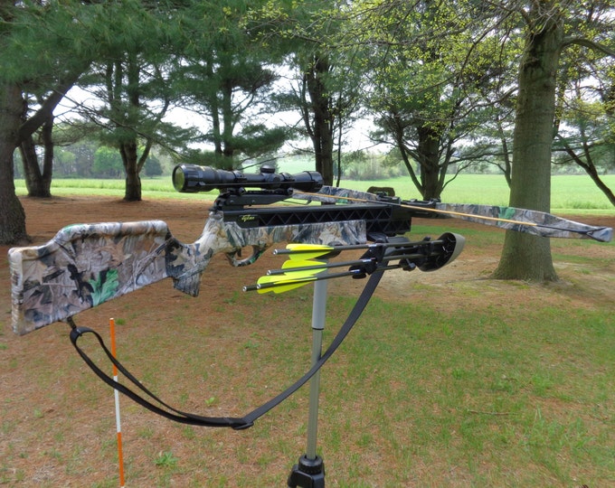 Crossbow or Rifle Stand Tripod Shooting Stand Shooting Stands Hunter ...