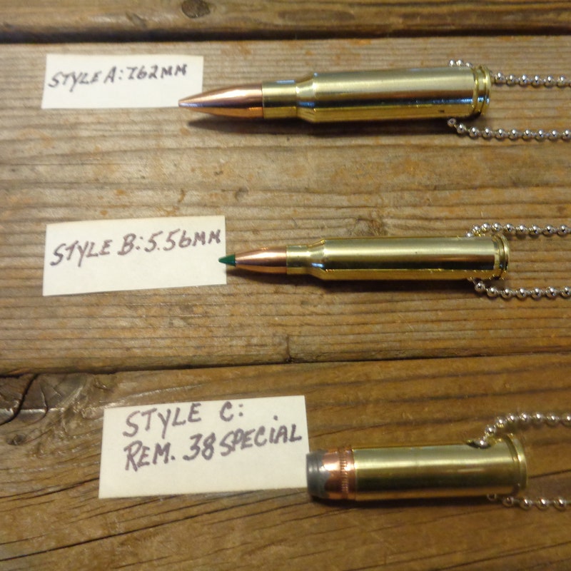 Bullet Necklace - Etsy