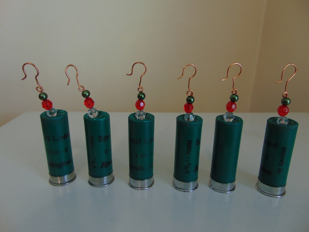Remington Shotgun Shell Christmas Ornaments With Beads -shotgun Shell ...