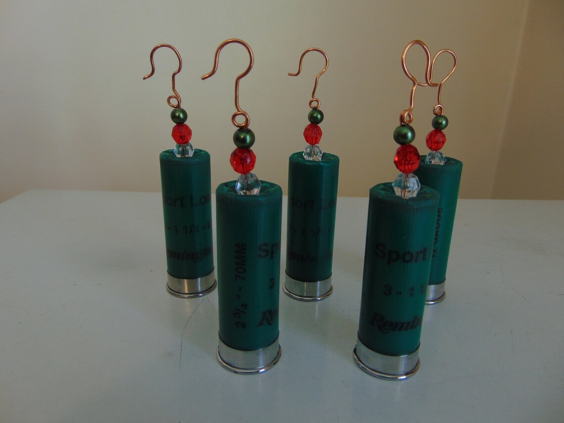 Remington Shotgun Shell Christmas Ornaments With Beads -shotgun Shell ...
