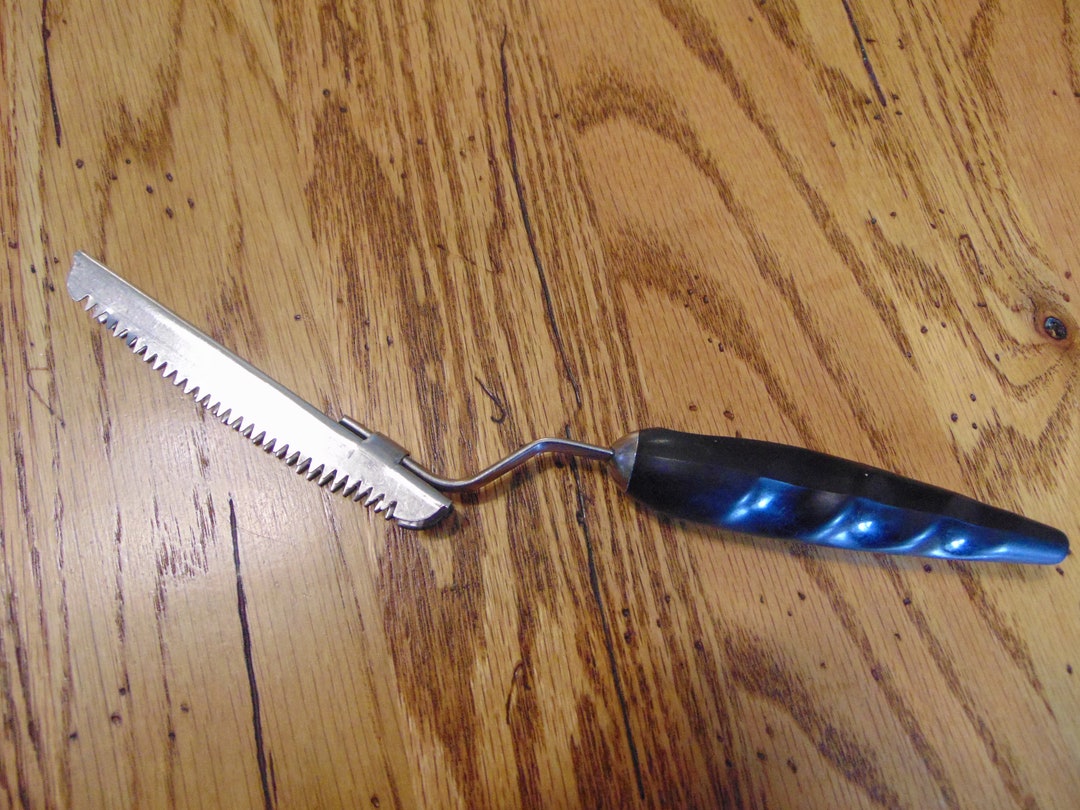 Vintage "general" Stainless Steel Fish Scaler, Double Edged, Hand Held ...